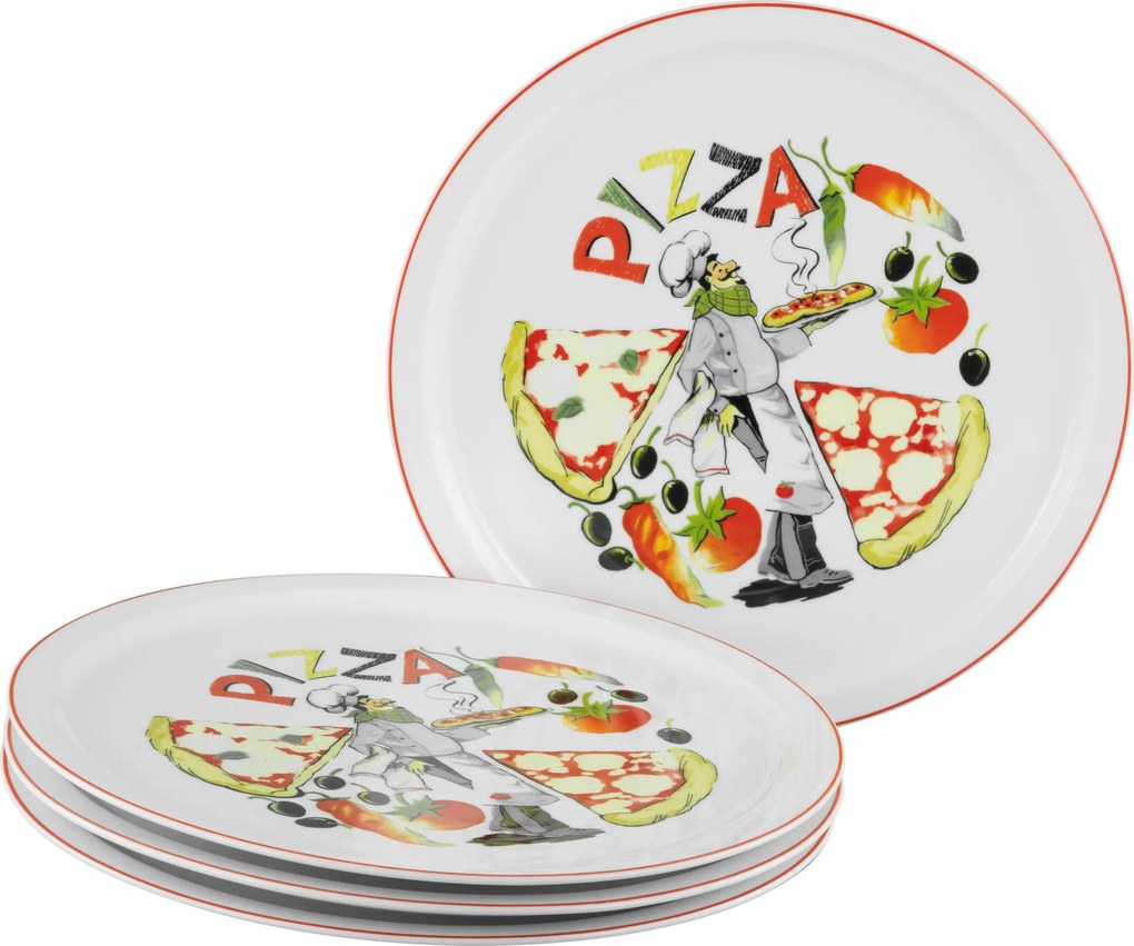 XXXLutz SADA TALÍŘŮ NA PIZZU, keramika, 30 cm Creatable - Online Only nádobí - 007768065204