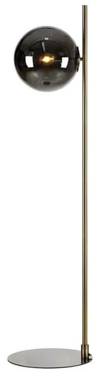 Černá stojací lampa Markslöjd Dione, výška 134,5 cm