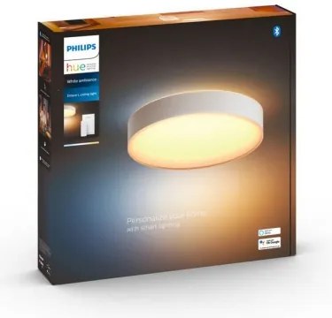 Bluetooth LED stropní svítidlo Philips Hue Enrave L 41160/31/P6 bílá 33,5W 2200-6500K s dálkovým ovladačem