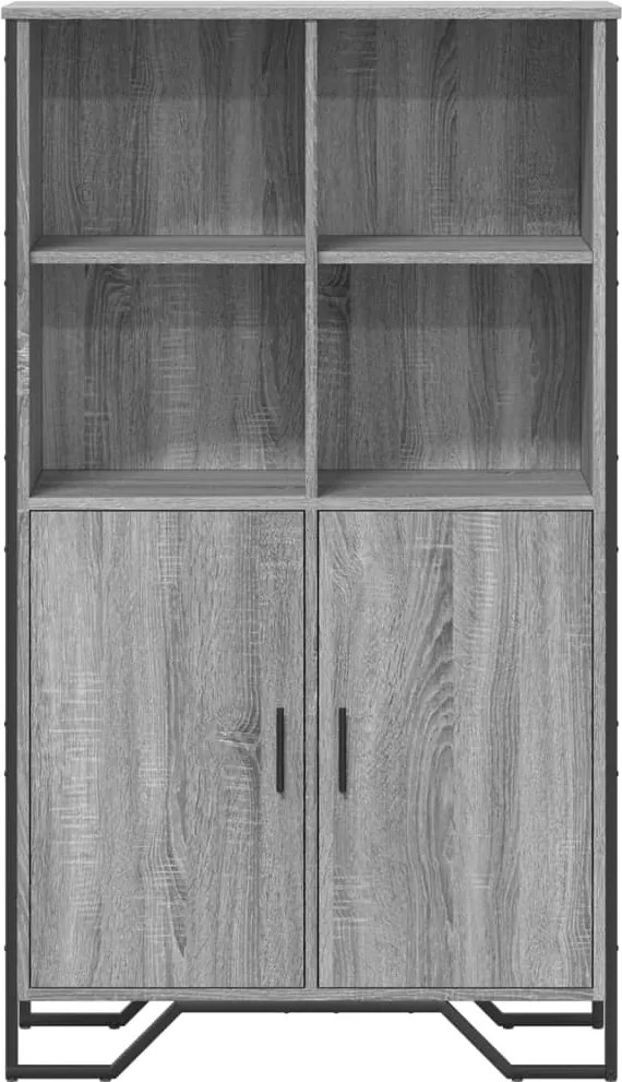 Highboard šedý sonoma 79,5 x 35,5 x 137,5 cm kompozitní dřevo 3295310