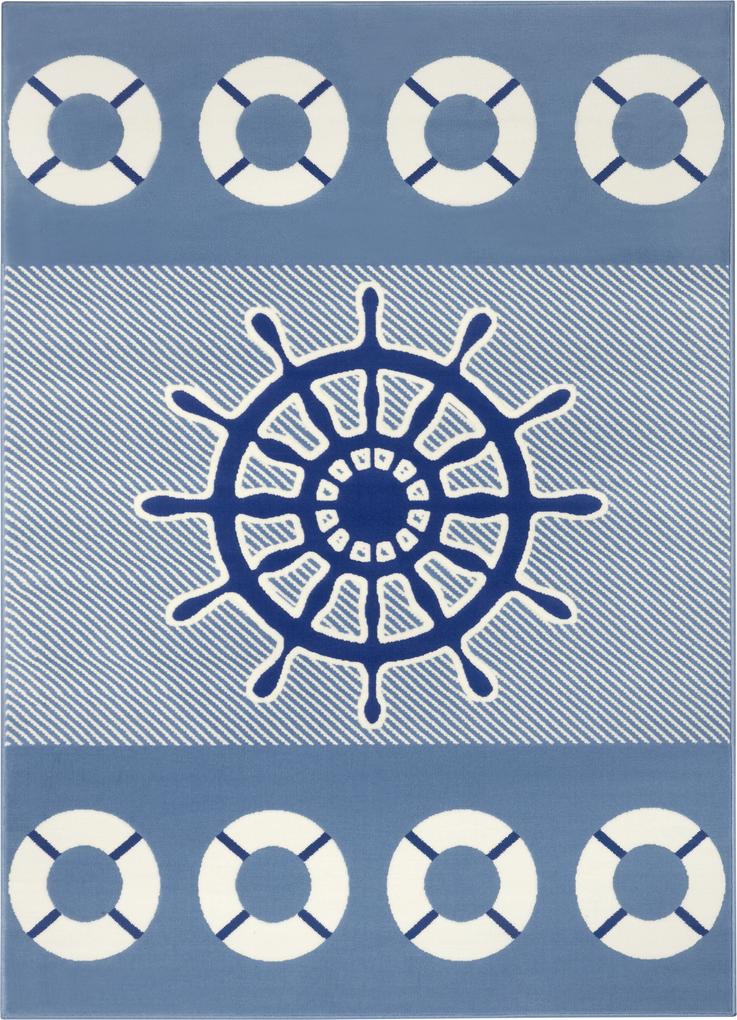Hanse Home Collection koberce Dětský koberec Adventures Blue - 80x150 cm
