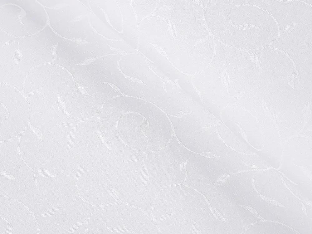 Biante Dekorační povlak na polštář TF-011 Pnoucí lístky - studená bílá 30 x 50 cm