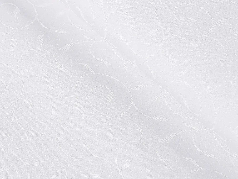 Biante Dekorační povlak na polštář TF-011 Pnoucí lístky - studená bílá 45 x 45 cm