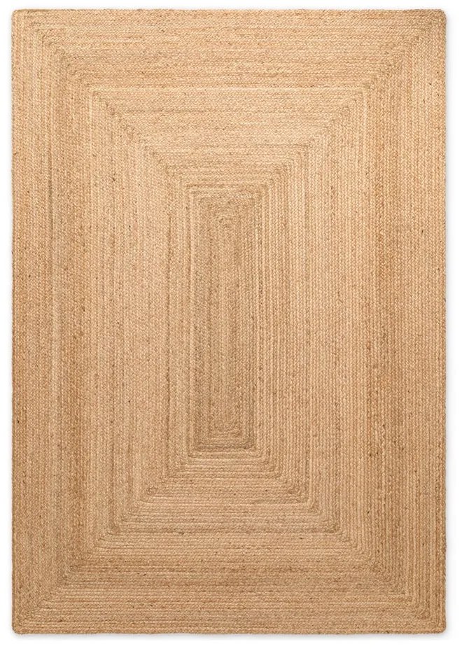 Oboustranný/ručně tkaný jutový koberec v přírodní barvě 160x230 cm Juno – Hanse Home