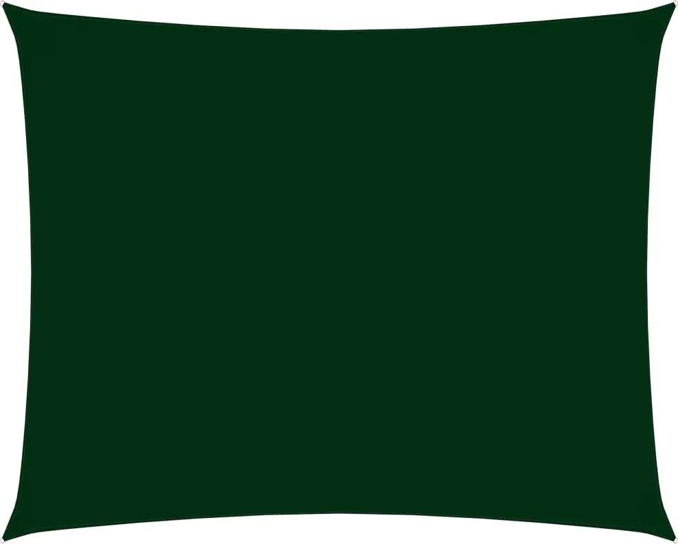 vidaXL Stínící plachta oxfordská látka obdélníková 4 x 5 m [135106] Barva: Tmavě zelená