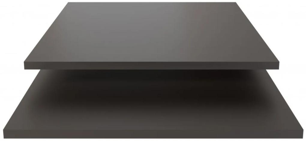 OnaDnes -20% Hoorns Černé lakované police Grau 54 x 47 cm