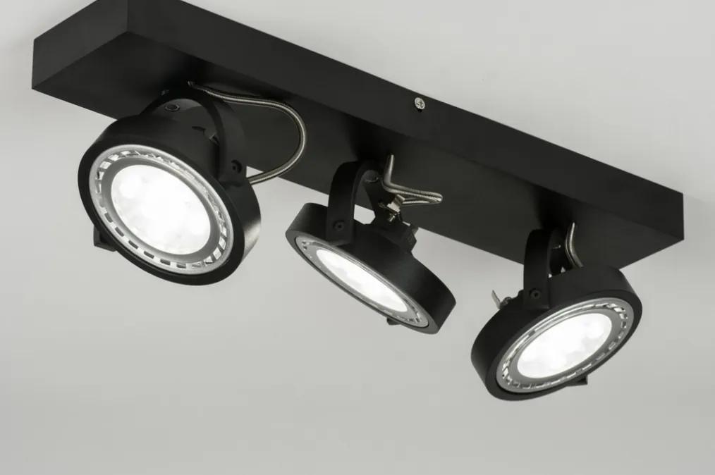 Stropní designové bodové LED svítidlo DK Black III