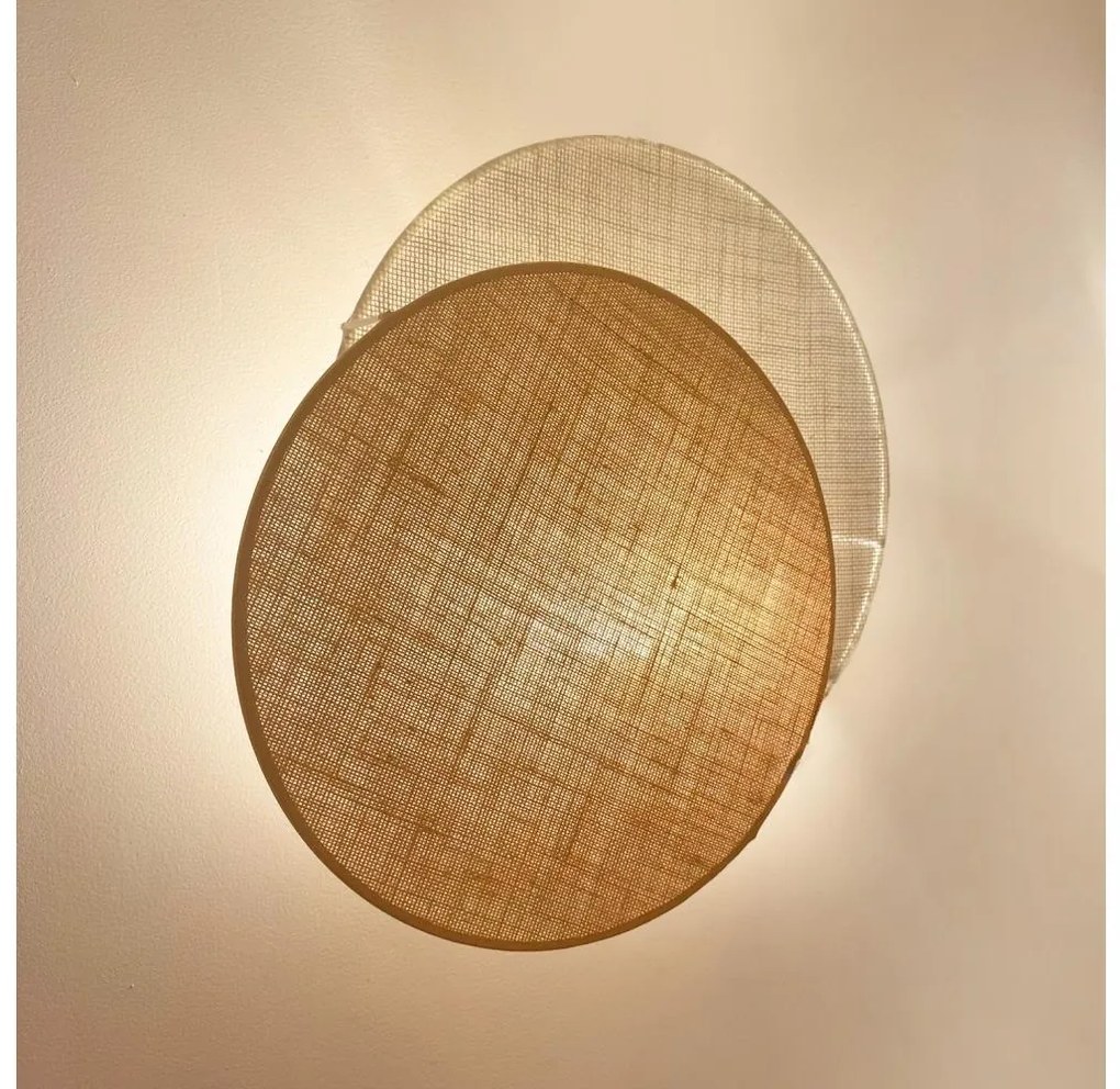 Brilagi - Nástěnné svítidlo CIRCLES 1xE27/15W/230V 35x32 cm béžová/krémová 609777