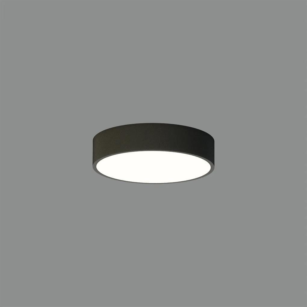 ACB Iluminacion Stropní LED svítidlo LONDON, ⌀ 20 cm, 12W, CRI90 Barva: Černá, Teplota světla: 4000K - denní bílá