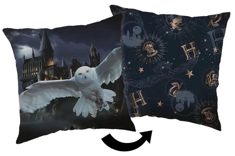 Dětský polštářek 40x40 cm Harry Potter "Hogwarts" – Jerry Fabrics