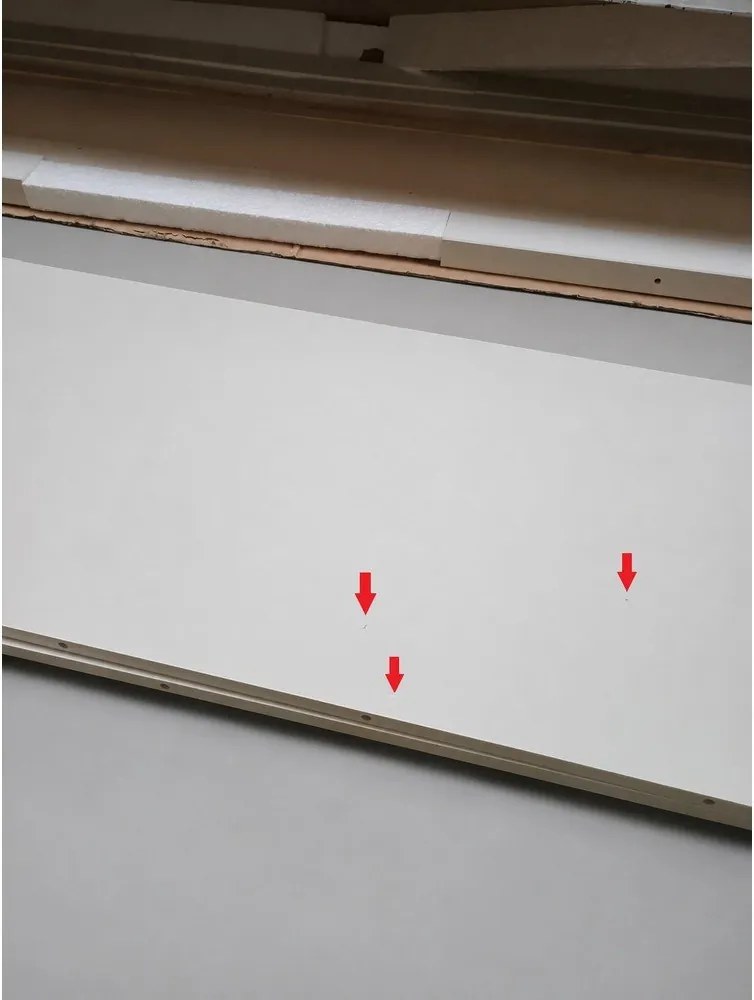 Bílá jednolůžková postel bez roštu 90x200 cm Nikki - II. jakost – WOOOD