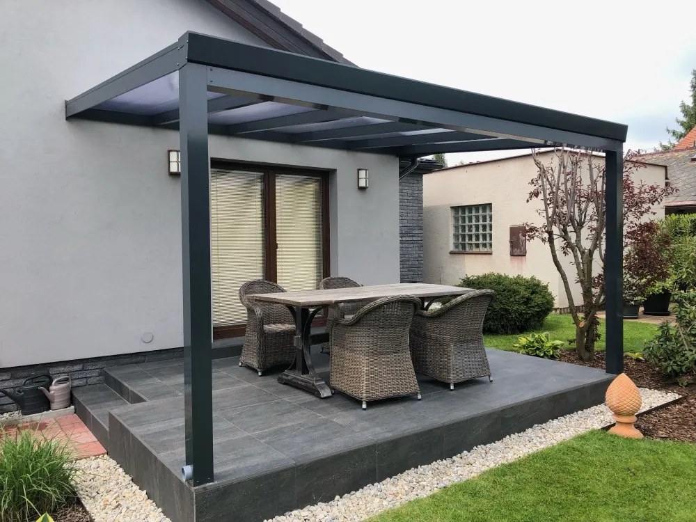 Hliníková pergola PROFESIONAL 6000x3000