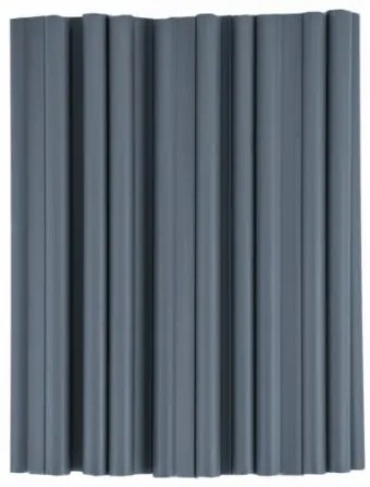 Bradas Upevňovací spony ke stínícímu pásu 19 cm, grey, 20 ks