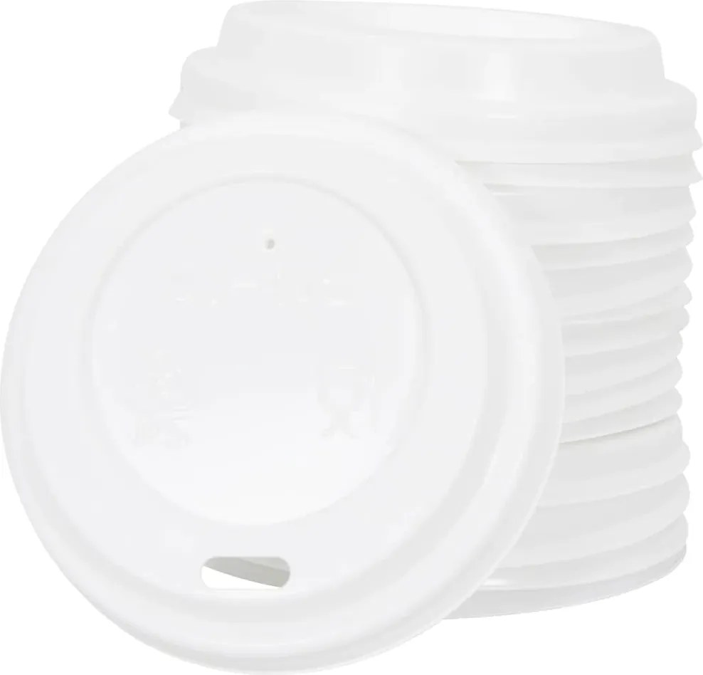 Papírové kelímky na kávu s víčky 1000 pcs 4oz 100ml 3325223