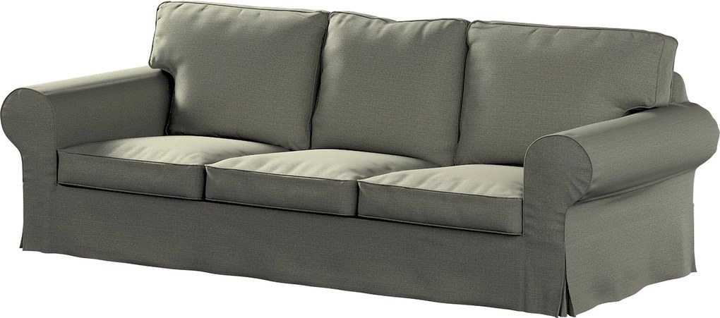 Potah na pohovku IKEA  Ektorp 3-místná, nerozkládací barva šedá látka pletený vzor