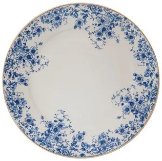 Porcelánový dezertní talíř BLUE FLOWERS