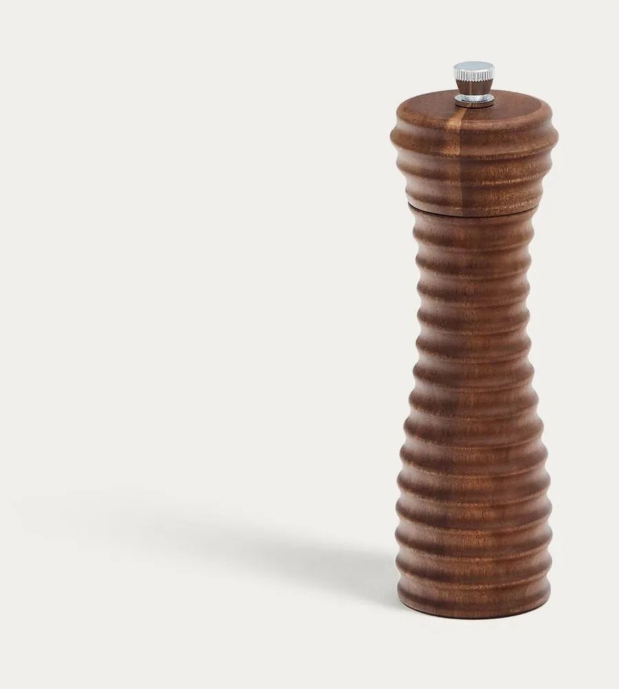 Dřevěný mlýnek na pepř a sůl v přírodní barvě Rommu – Kave Home