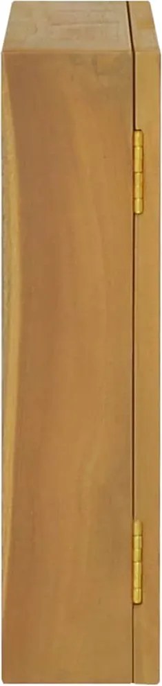 Zrcadlová skříňka 60 x 10 x 40 cm masivní teakové dřevo 338242