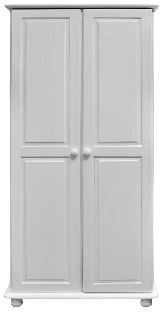 Skříň 2-dveřová 8860B bílý lak