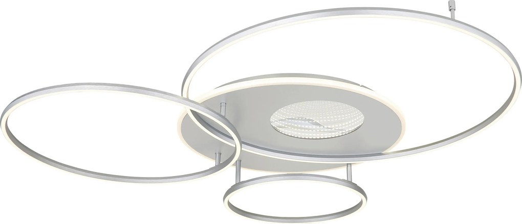 XXXLutz STROPNÍ LED SVÍTIDLO, 126,4/105,3/13 cm Globo - Online Only svítidla - 007326106103