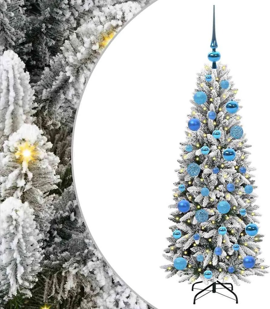 Umělý vánoční stromeček Bílá 120 cm PVC, plast, ocel a PE 3396028