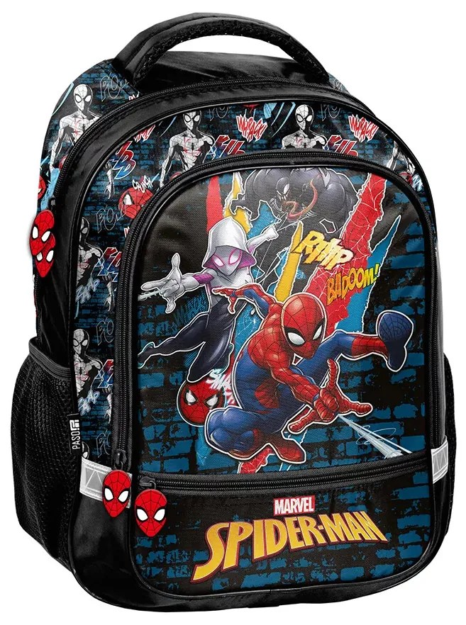 Paso Školní batoh dvoukomorový Spider-Man