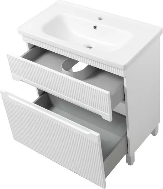 Lavedo Aria White 80 koupelnová skříňka s umyvadlem