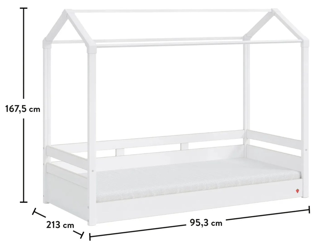 Čilek Dětská postel domeček  90x200 cm Montes White