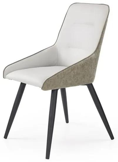 Jídelní židle K243 světle šedá / beton Halmar