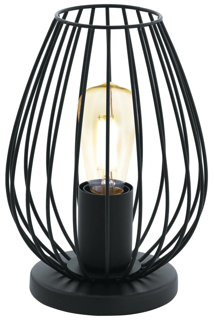 Eglo 49481 NEWTOWN - Retro stolní lampička, 1 x E27, 23cm