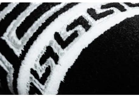 Dywany Luszczow Kusový koberec, Běhoun GLOSS moderni 2813 87 rám, černý / šedá Rozměr koberce: 70 x 250 cm
