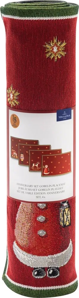 Villeroy&Boch Toy’s Delight jubilejní sada gobelínových prostírání, 4dílná, 480 × 320 × 2 mm