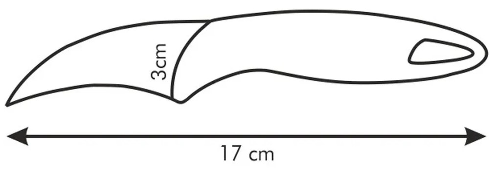 TESCOMA Nůž vykrajovací PRESTO 8 cm