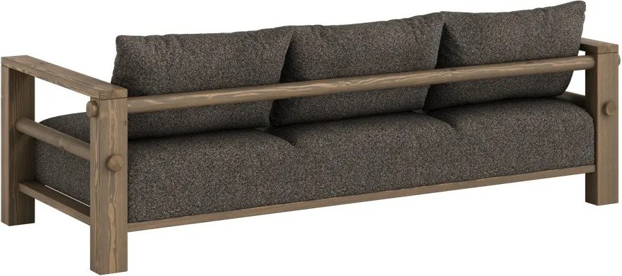 Tmavě šedá pohovka 225 cm Bare – Karup