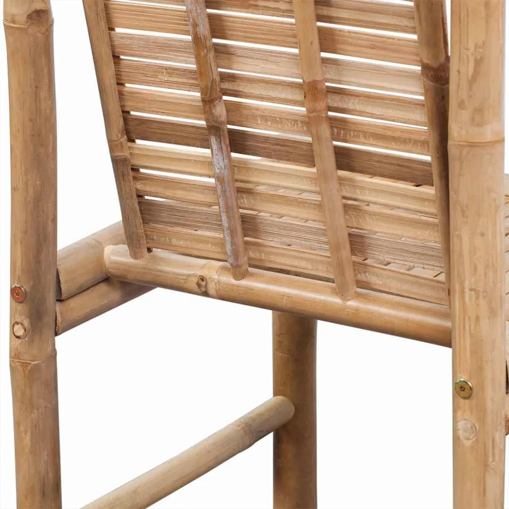 Barové Židle 2 Ks Bambus