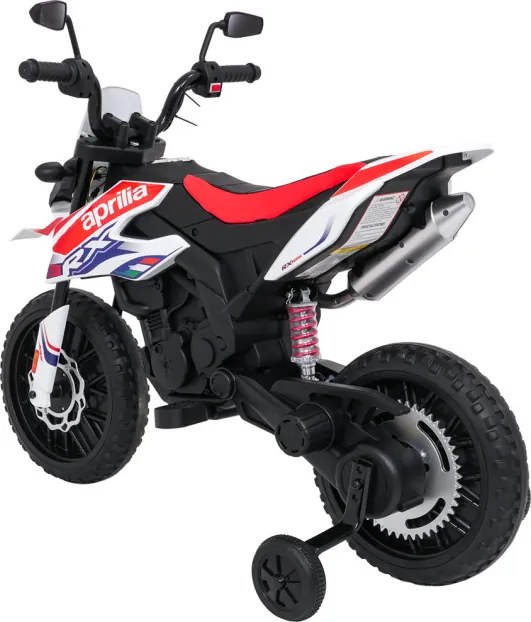 Elektrická motorka Aprilia RX bílá