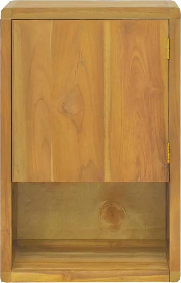 vidaXL Nástěnná koupelnová skříňka 45 x 30 x 70 cm masivní teak [338245]