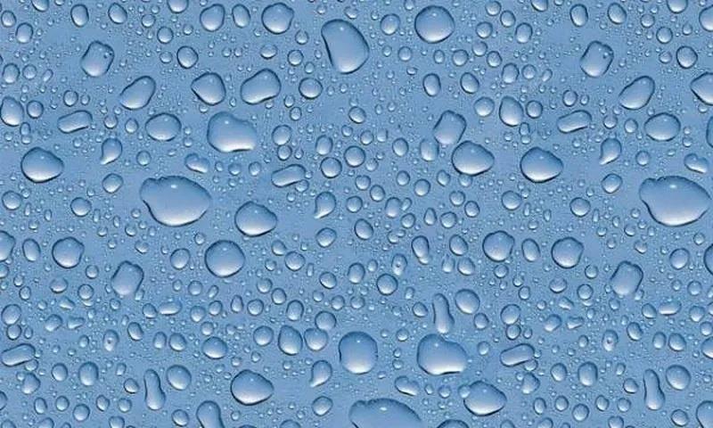 Patifix okenní fólie Transparent Kapky vody - šíře 45 cm
