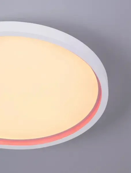 Moderní stropní svítidlo Chet RGB 39 s dálkovým ovládáním