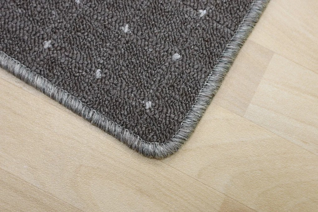 Condor Carpets, Kusový koberec Udinese hnědý, 400x500, hnědá, chodba / předsíň