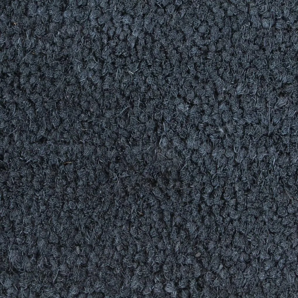 Rohožka před dveře tmavě šedá 100 x 200 cm kokosové vlákno 155594