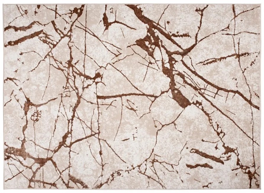 Stylový interiérový koberec béžově hnědý Šířka: 80 cm | Délka: 150 cm