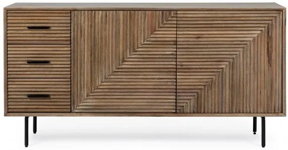 BIZZOTTO příborník DARSEY se 3 šuplíky a 2 dvířky 83x160 cm 0746872
