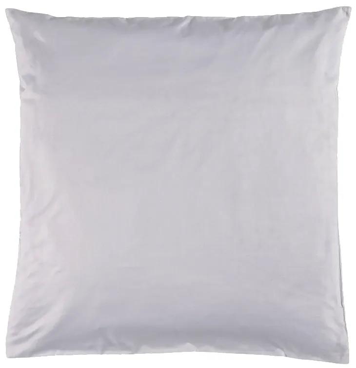 Luxusní povlak na polštář SATIN světle šedý 40 x 40 cm
