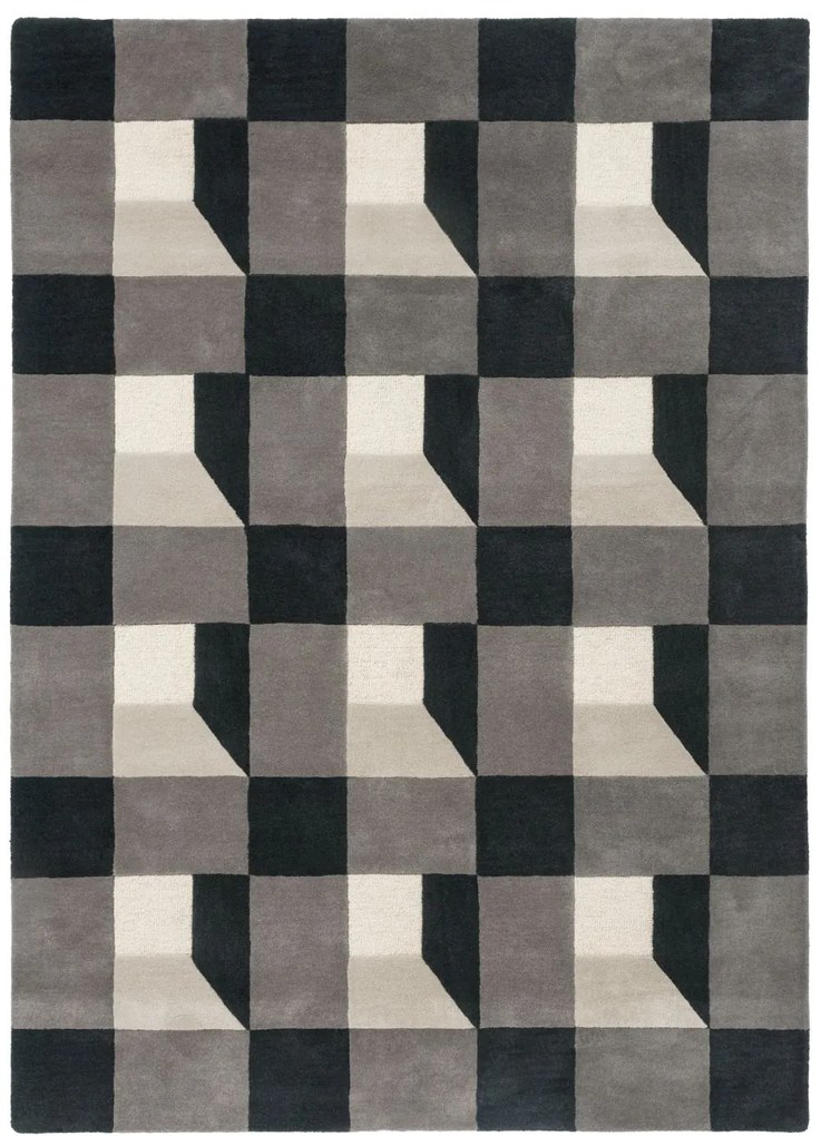 Brink&Campman Harlequin Blocks slate 141904 170x240cm grey