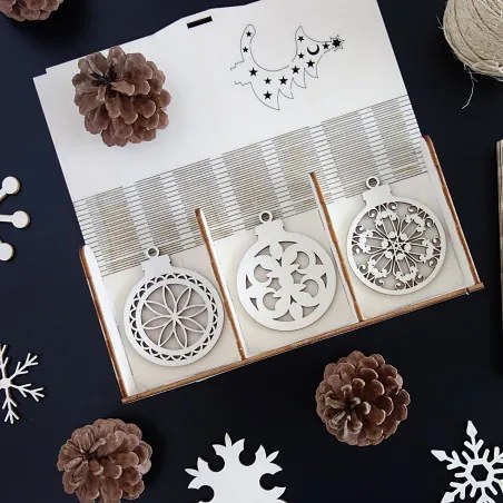 Vánoční ozdoby ze dřeva a plastu, vánoční dekorace dřevěné, dřevěné doplňky PR0107-Christmas decoratio HEU-