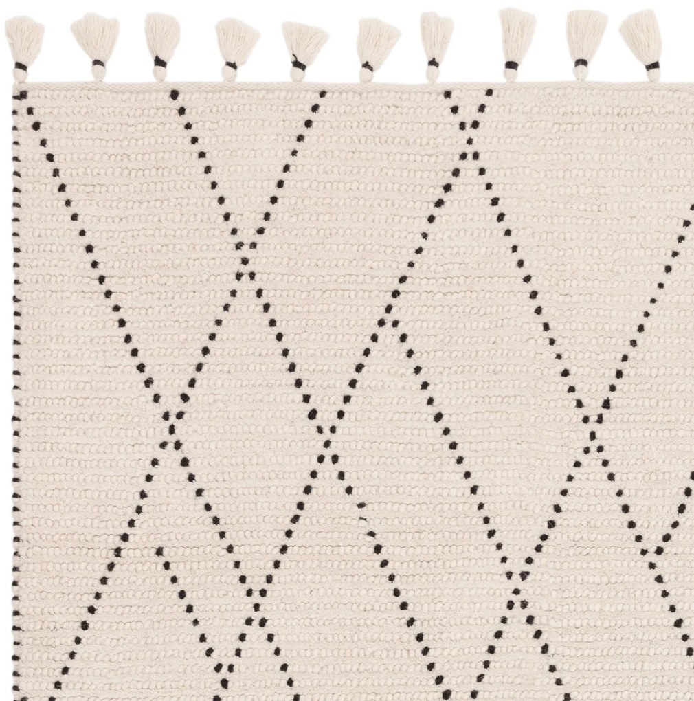 Tribeca Design Kusový koberec Livan Cream Black Linear Rozměry: 200x290 cm