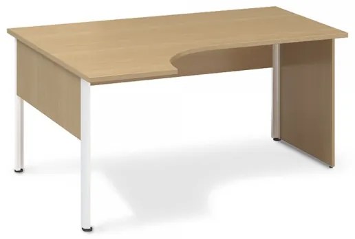 Ergonomický stůl ProOffice A 180 x 120 cm, levý buk