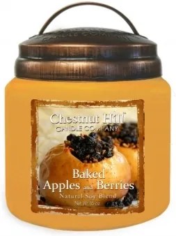 Chestnut Hill Vonná svíčka ve skle Pečená jablka a bobule - Baked Apples and Berries, 16oz