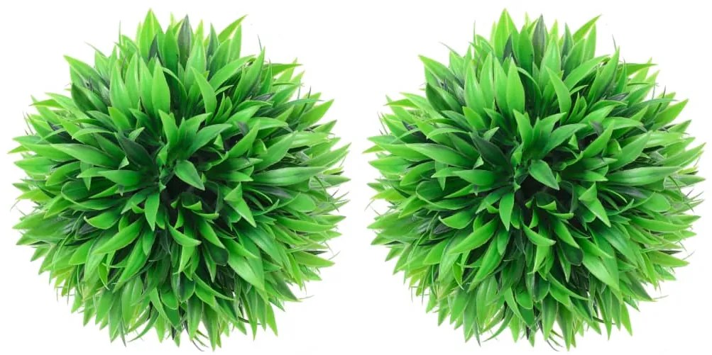 Umělé buxus koule 2 ks 20 cm 315472